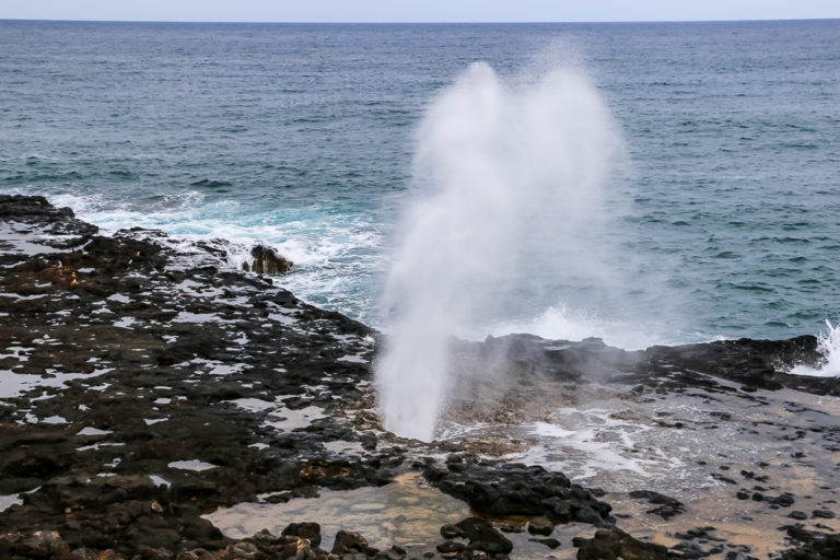 Spouting Horn: One of the Largest Blowholes in Hawaii - Roads and ...