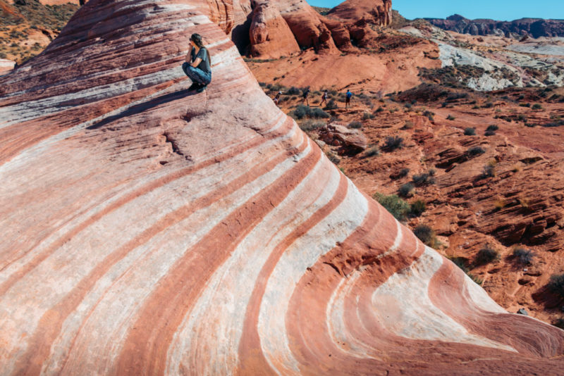Hiking the Fire Wave Trail in Valley of Fire, Nevada - Roads and ...