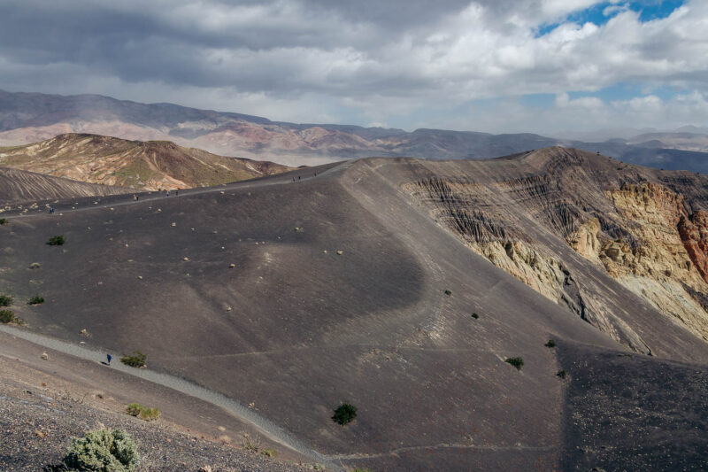 Hiking Ubehebe Crater Trail in Death Valley National Park - Roads and ...