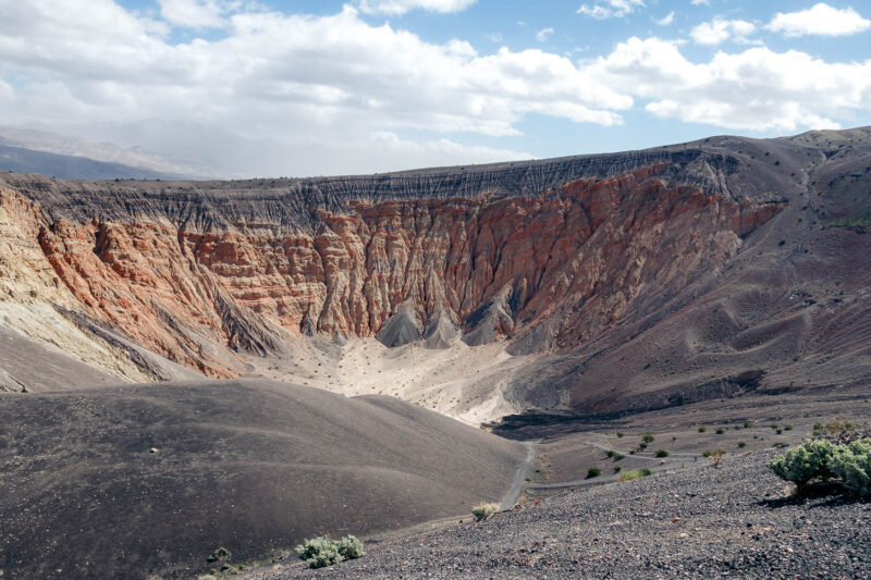 Hiking Ubehebe Crater Trail in Death Valley National Park - Roads and ...