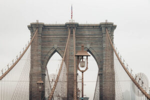 Walking across Brooklyn Bridge from Manhattan to Brooklyn - Roads and Destinations