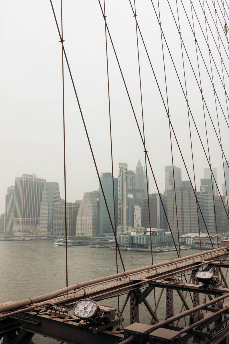 Walking across Brooklyn Bridge from Manhattan to Brooklyn - Roads and Destinations